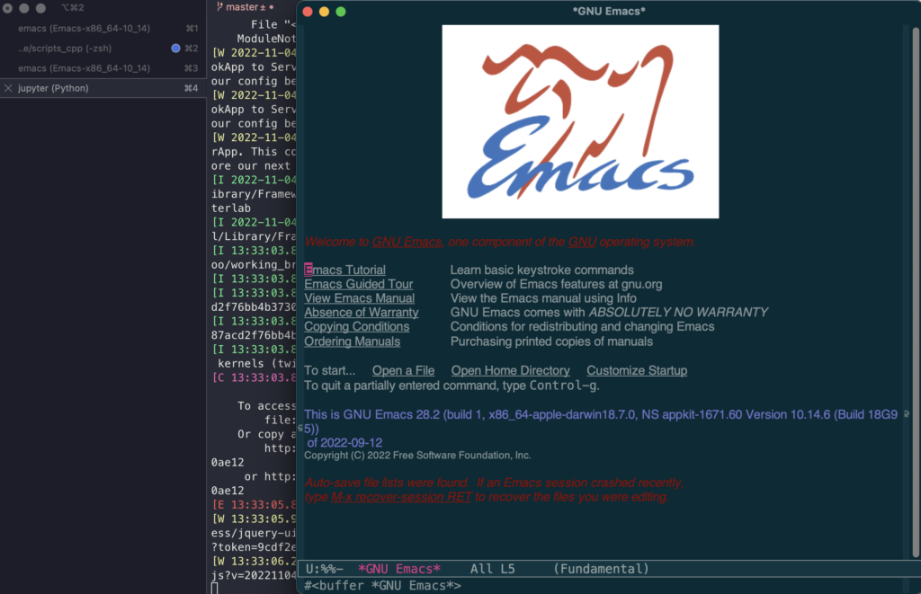 Mac OSX (Big Sur)에서 iTerm2 + Emacs 환경설정 - Ed's 지식 공방